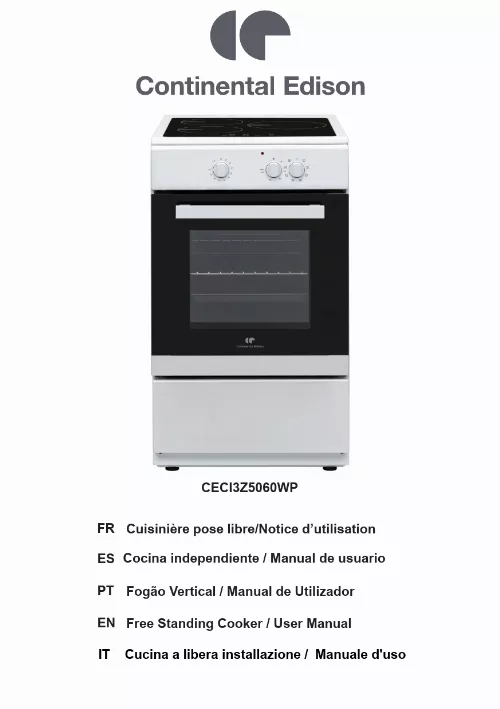Notice four CONTINENTAL EDISON CI3Z5060WP Trouver une solution à un problème CONTINENTAL EDISON ...